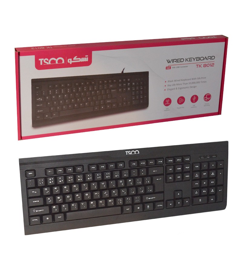 پخش عمده کیبورد TSCO مدل TK 8012